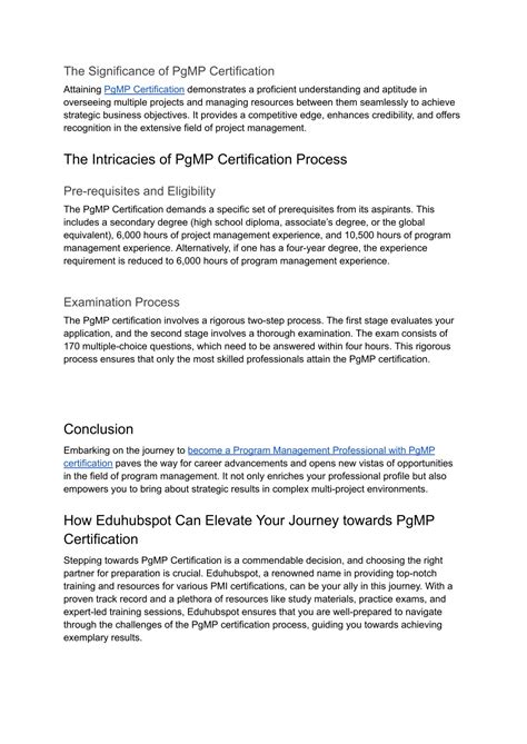 Ppt Unlocking New Heights In Your Project Management Career With Pgmp Certification Powerpoint