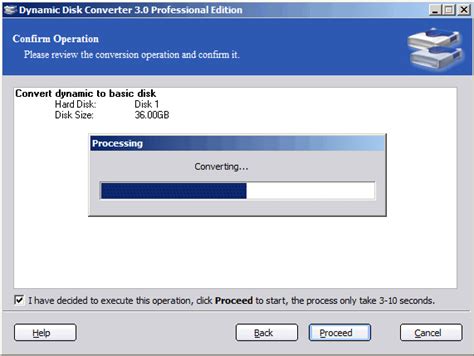 Dynamic Disk Converter Professional Edition Hard Drive Software