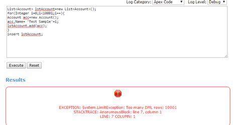 Salesforce Development Resolution For Too Many Dml Rows In Apex When