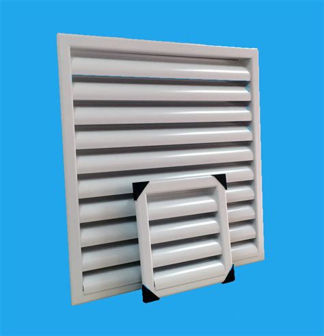 외부 환기 그릴 환기를위한 금속 가로 요소 선택 조정 가능한 원형 그릴 계산