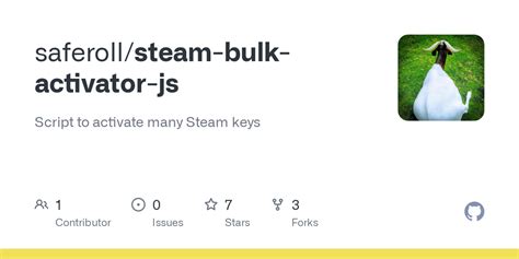 github saferoll steam bulk activator js script to activate many steam keys