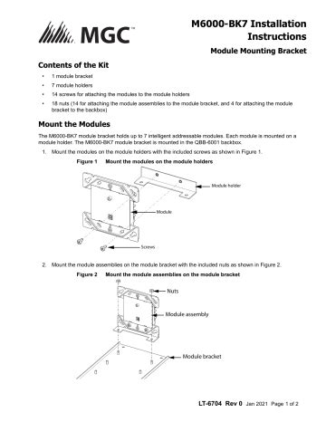 Mircom LT M BK Installation Instructions Manualzz