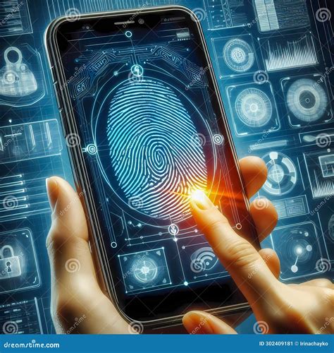 Fingerprint Scan Provides Security Access With Biometrics Identification Business Technology