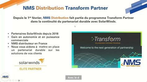 Présentation Du Programme Transform Partner Solarwinds Nms