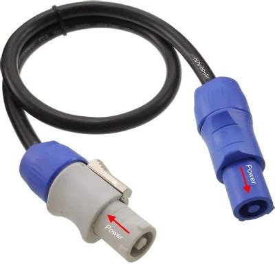 Powercon Male To Male Power Cord M Connector Suitable For Stage Light Equipment Power Cord