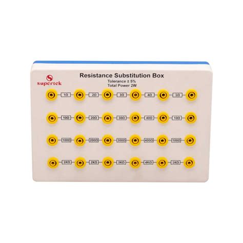 Resistance Substitution Box Type Supplier Supertek India