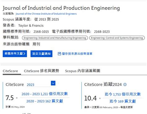 Ming Lang Tseng On Linkedin 20250205 Journal Of Industrial And Production Engineering Updated