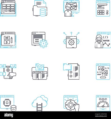 Consumer Targeting Linear Icons Set Demographics Psychographics Behavior Market Research