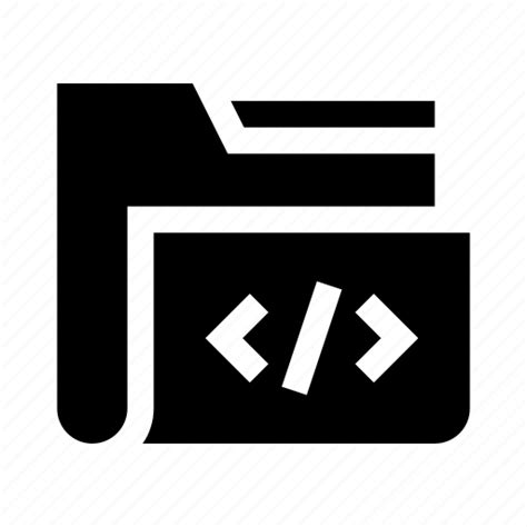 Folder Directory File Document Storage Organization Coding Icon