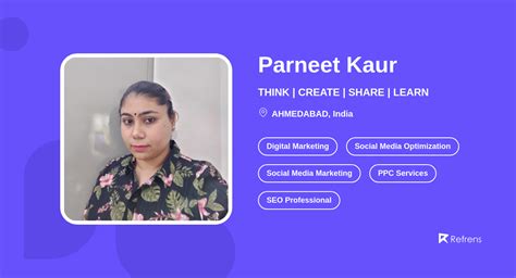 parneet kaur digital marketing ahmedabad refrens