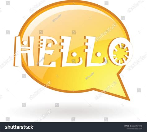 Postcard Saying Hello World Hello Day Stock Vector Royalty Free 2221534741 Shutterstock