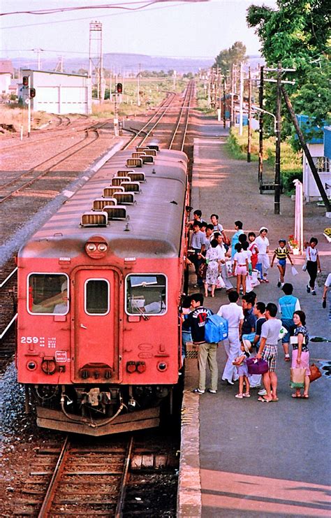 41年前ワタクシメの10代最後の夏にminolta X 7Blackで撮影していたひとコマから宗谷本線美深駅にて1983年8月撮影