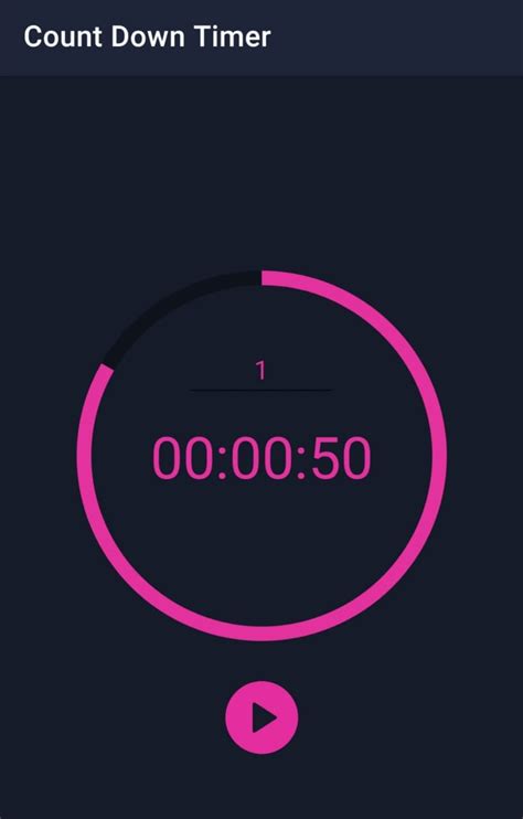 GitHub RahimaKhanam CountDownTimer Android Java Count Down Timer For
