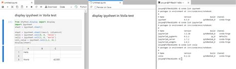 Ipysheet050 Not Rendering In Voila0211 In Jupyterlab3 · Issue