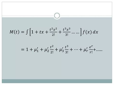 Moment Generating Function And Bernoulli Experiment Pptx