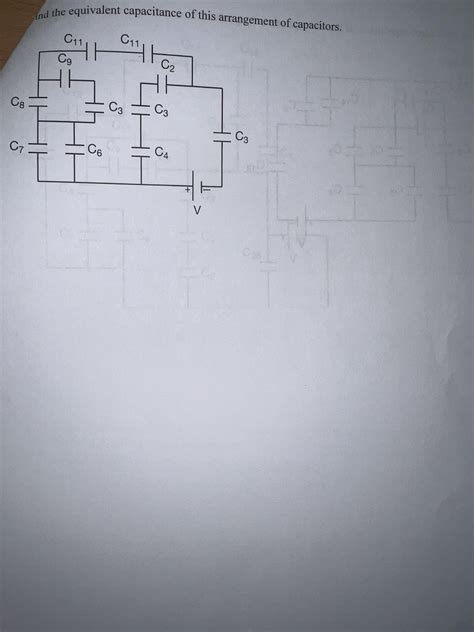 Solved Ind The Equivalent Capacitance Of This Arrangement Chegg Com