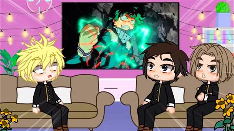 Dekus Past Bullies React To Future Him Bullyings Do Deku Reagem ⚠
