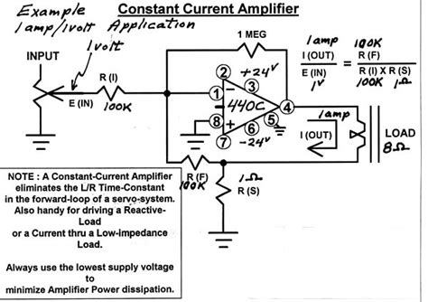 Constant Current Amp Application Opamp Labs Inc