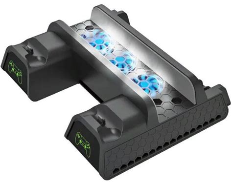 Многофункциональный стенд Dobe для PS4 Slim/Pro с охлаждением и док ...