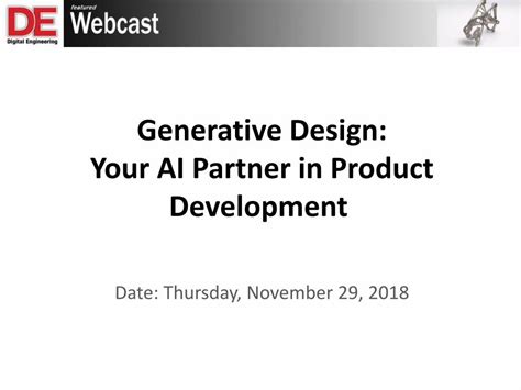 Pdf Generative Design Your Ai Partner In Product Development
