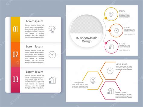 Premium Vector Business Infographic Chart Design Template Set