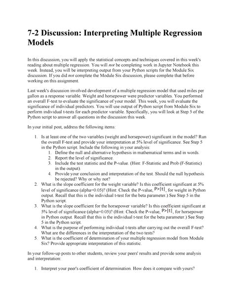 mat 243 7 2 discussion interpreting multiple regression models 7 2