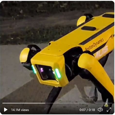 近所を散歩中の4足歩行ロボットにtwitterがザワつく 「サラ・コナー捜索中？」「恐怖でしかない」 連載jp