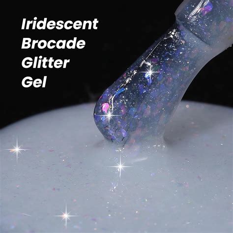 Ytd Likomey Brocade Glitter Nude Esmalte De Uñas De Gel 05 Onzas