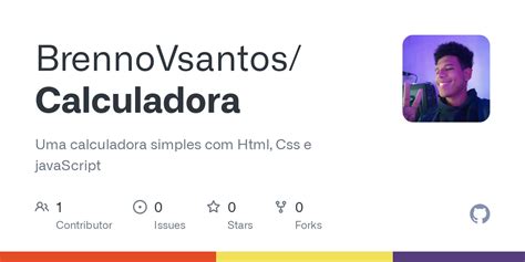 Github Brennovsantos Calculadora Uma Calculadora Simples Html Css E Javascript