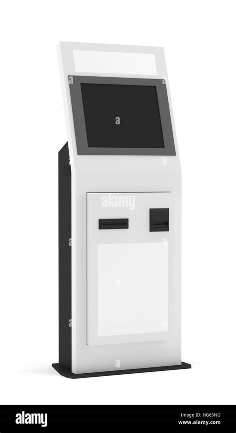 Digital Touchscreen Terminal Stock Photo Alamy