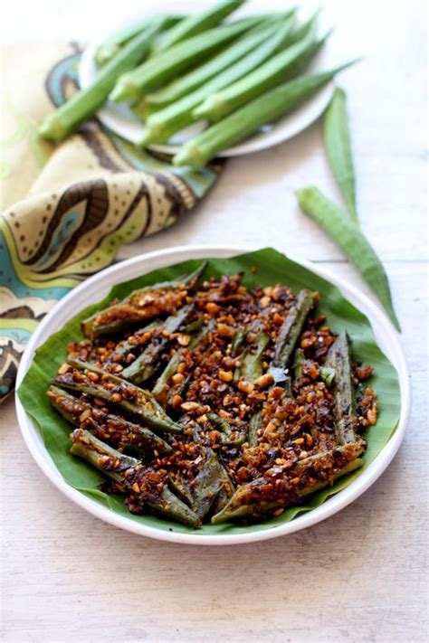 Bharwa Bhindi Stuffed Bhindi Bhindi Recipes