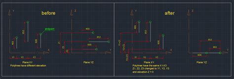 Solved Сhanging Coordinates For Polylines Autodesk Community