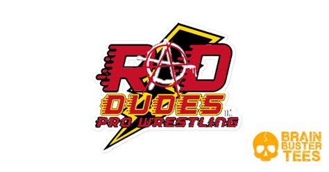 Vampyre Diago Diablo Rad Dudes Pro Wrestling Brand” Bubble Free Stickers Brainbuster Tees