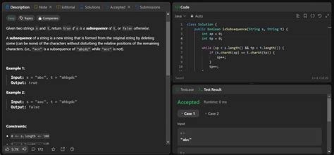 100daysofcode Leetcode Java Codingchallenge Subsequence Problemsolving Dsa Codingjourney