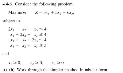 Consider The Following Problem Maximize Z X Subject To X X X X X X X