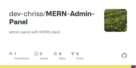 Github Dev Chriss Mern Admin Panel Admin Panel With Mern Stack