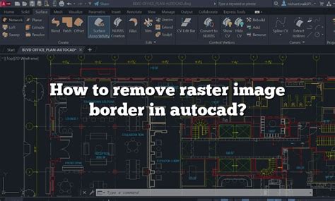 How To Remove Raster Image Border In Autocad