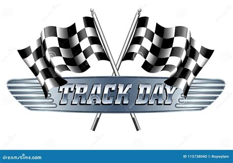 Checkered Racing Flag Speed Background Design Cartoon Vector
