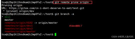 【分支管理】远程分支删除后在本地还能看到的解决办法 阿里云开发者社区