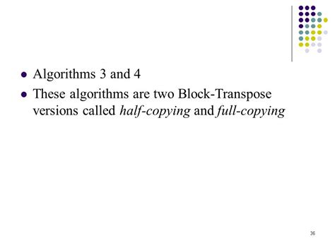 1 Cache Efficient Matrix Transposition Written By Siddhartha