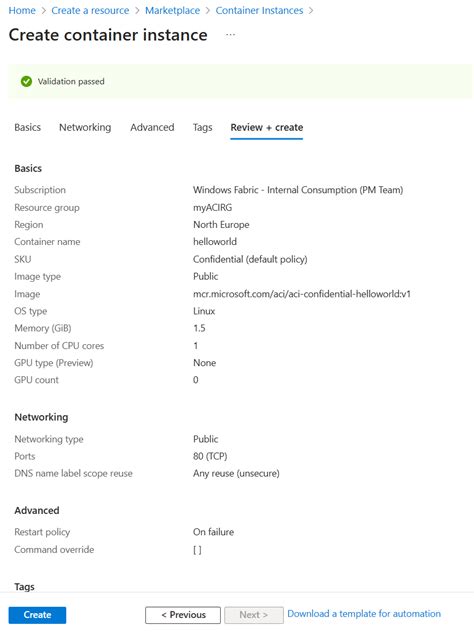 Tutorial Deploy A Confidential Container To Azure Container Instances