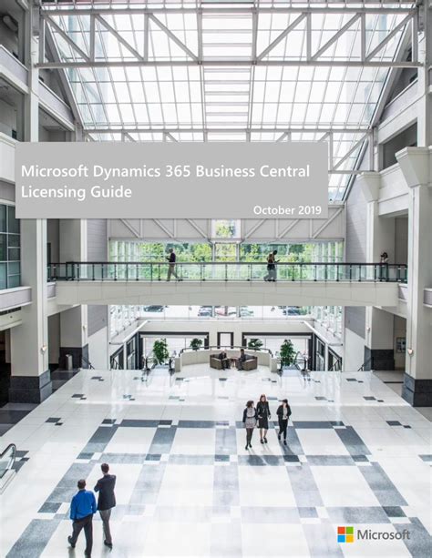 Pdf Microsoft Dynamics 365 Business Central Licensing Guide€¦ · The Microsoft Dynamics 365