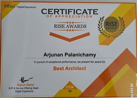 Arjunan Palanichamy On Linkedin I Am Happy To Announce That I Have