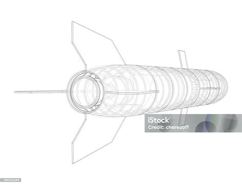 군사 미사일 군대 로켓 벡터 청사진에 대한 스톡 벡터 아트 및 기타 이미지 청사진 폭탄 미사일 Istock