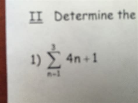 Solved Determine The Sum For Each Of The Following Sigma3