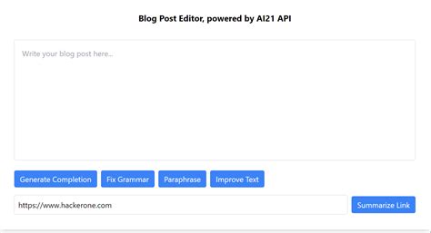 Ai21 Labs Tutorial Building Ai Powered Blog Post Editor Tutorial