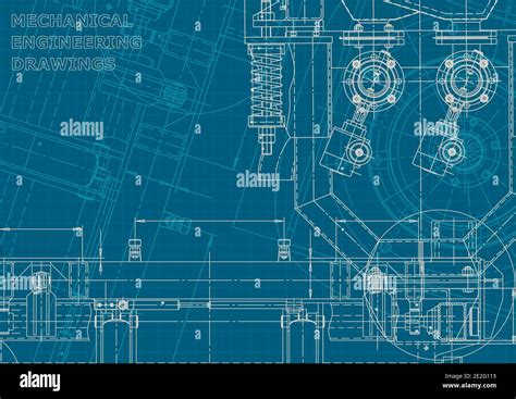 Computer Aided Design Systems Blueprint Scheme Corporate Style Stock Vector Image Art Alamy