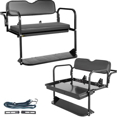 Vevor Golf Cart Rear Flip Seat Kit Club Car Ds Folding Rear Seat Kit