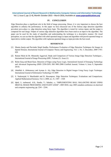 Edge Detection Using Fuzzy Logic With Varied Inputs PDF