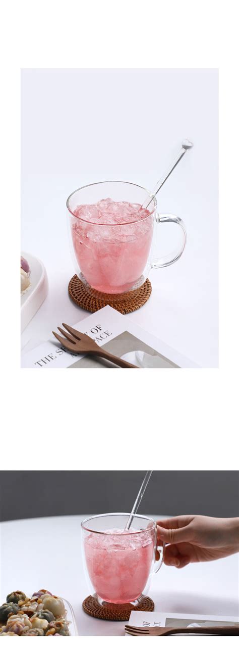 칼리아 내열유리 이중 머그컵 유리컵 이중컵480ml 감도 깊은 취향 셀렉트샵 29cm